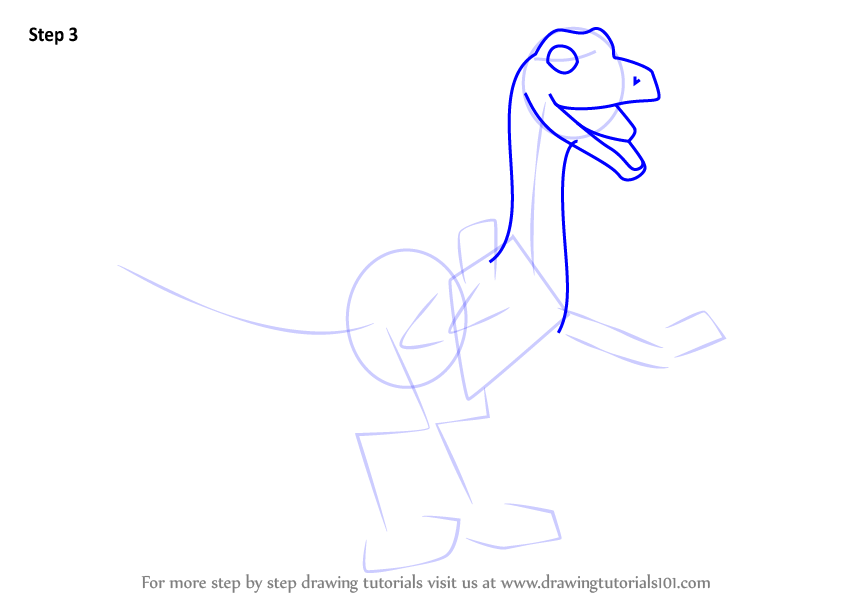 How to Draw Vincent Velociraptor from Dinosaur Train (Dinosaur Train ...