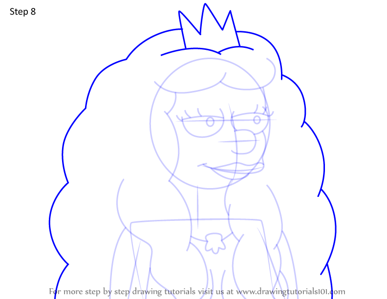 How to Draw Mermaid Queen from Disenchantment (Disenchantment) Step by ...