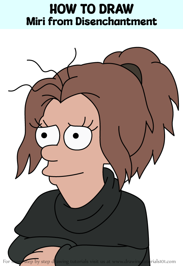 How to Draw Miri from Disenchantment (Disenchantment) Step by Step ...