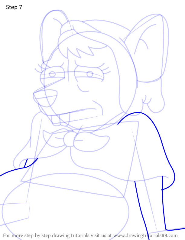 How to Draw Old mouse lady from Disenchantment (Disenchantment) Step by ...