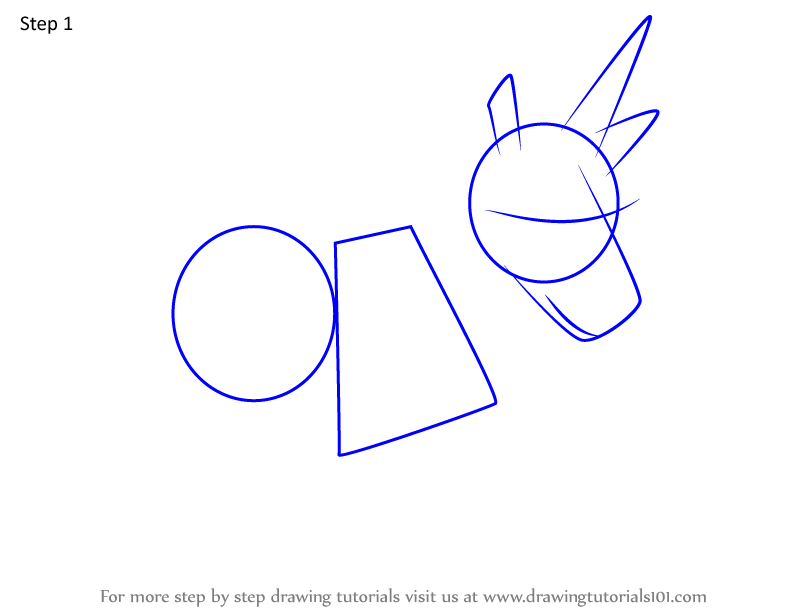 How to Draw Psychotic Unicorn from Disenchantment (Disenchantment) Step ...