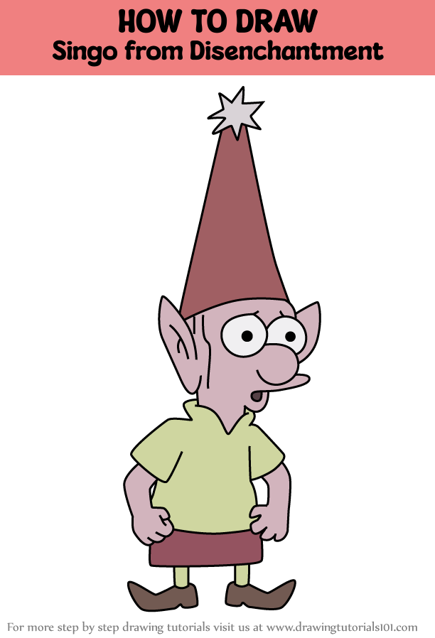 How to Draw Singo from Disenchantment (Disenchantment) Step by Step ...