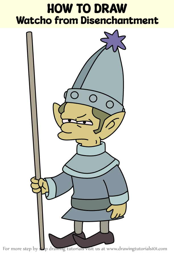 How to Draw Watcho from Disenchantment (Disenchantment) Step by Step ...