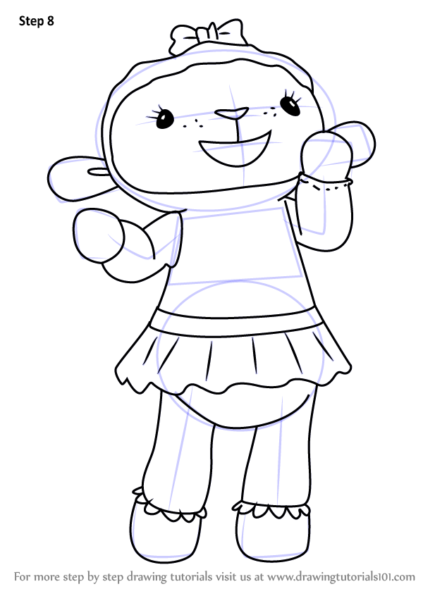 How to Draw Lambie from Doc McStuffins (Doc McStuffins) Step by Step ...