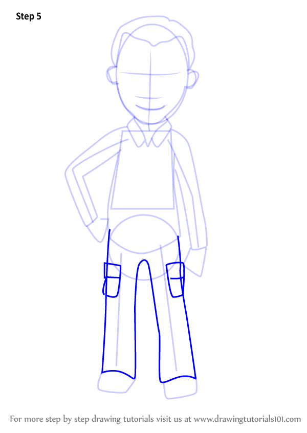 How to Draw Marcus McStuffins from Doc McStuffins (Doc McStuffins) Step ...