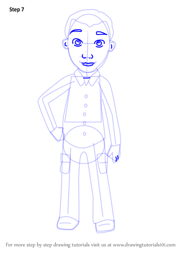 How to Draw Marcus McStuffins from Doc McStuffins (Doc McStuffins) Step ...