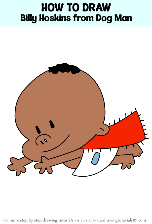 How to Draw Billy Hoskins from Dog Man (Dog Man) Step by Step ...