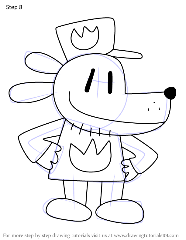 How to Draw Dog Man from Dog Man (Dog Man) Step by Step ...