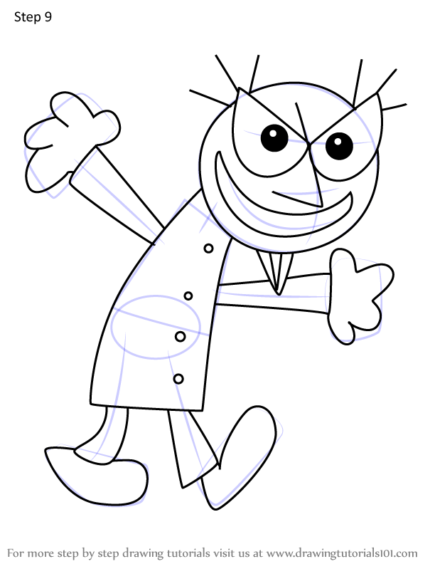 How to Draw Dr. Scum from Dog Man (Dog Man) Step by Step ...
