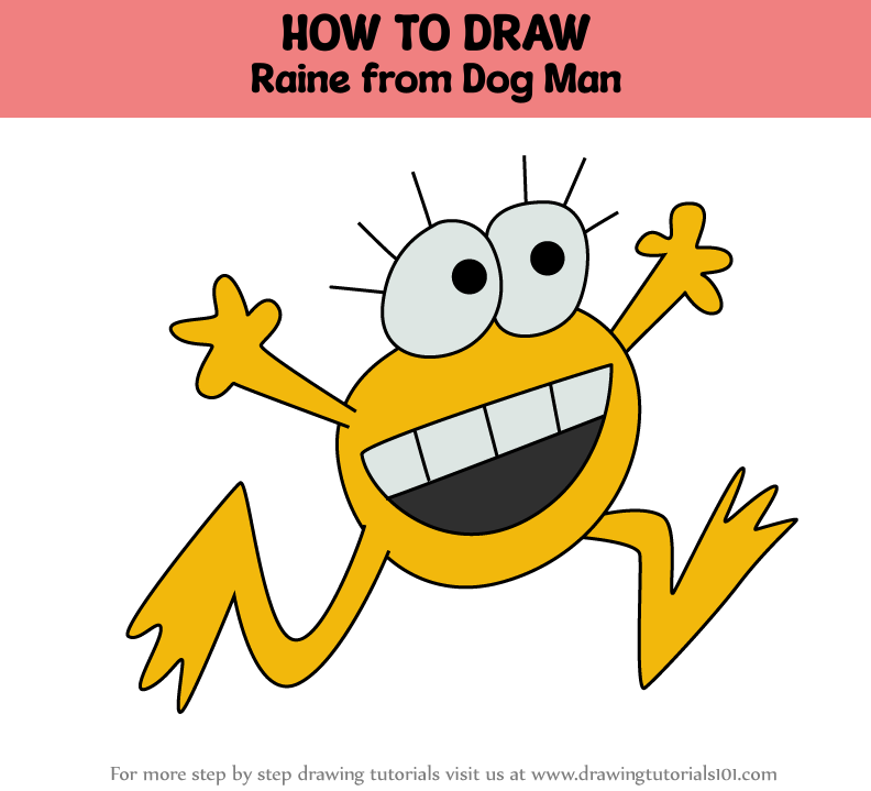 How to Draw Raine from Dog Man (Dog Man) Step by Step ...