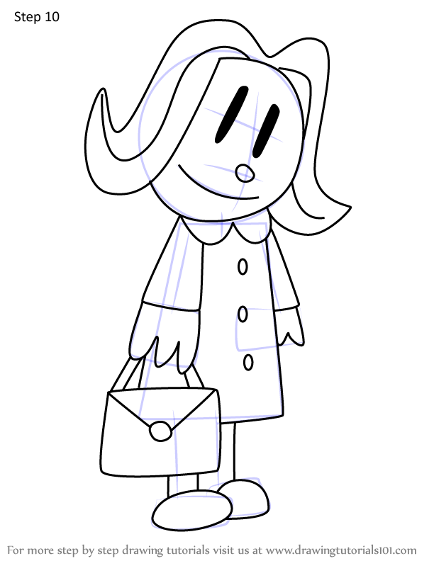 How to Draw Sarah Hatoff from Dog Man (Dog Man) Step by Step ...