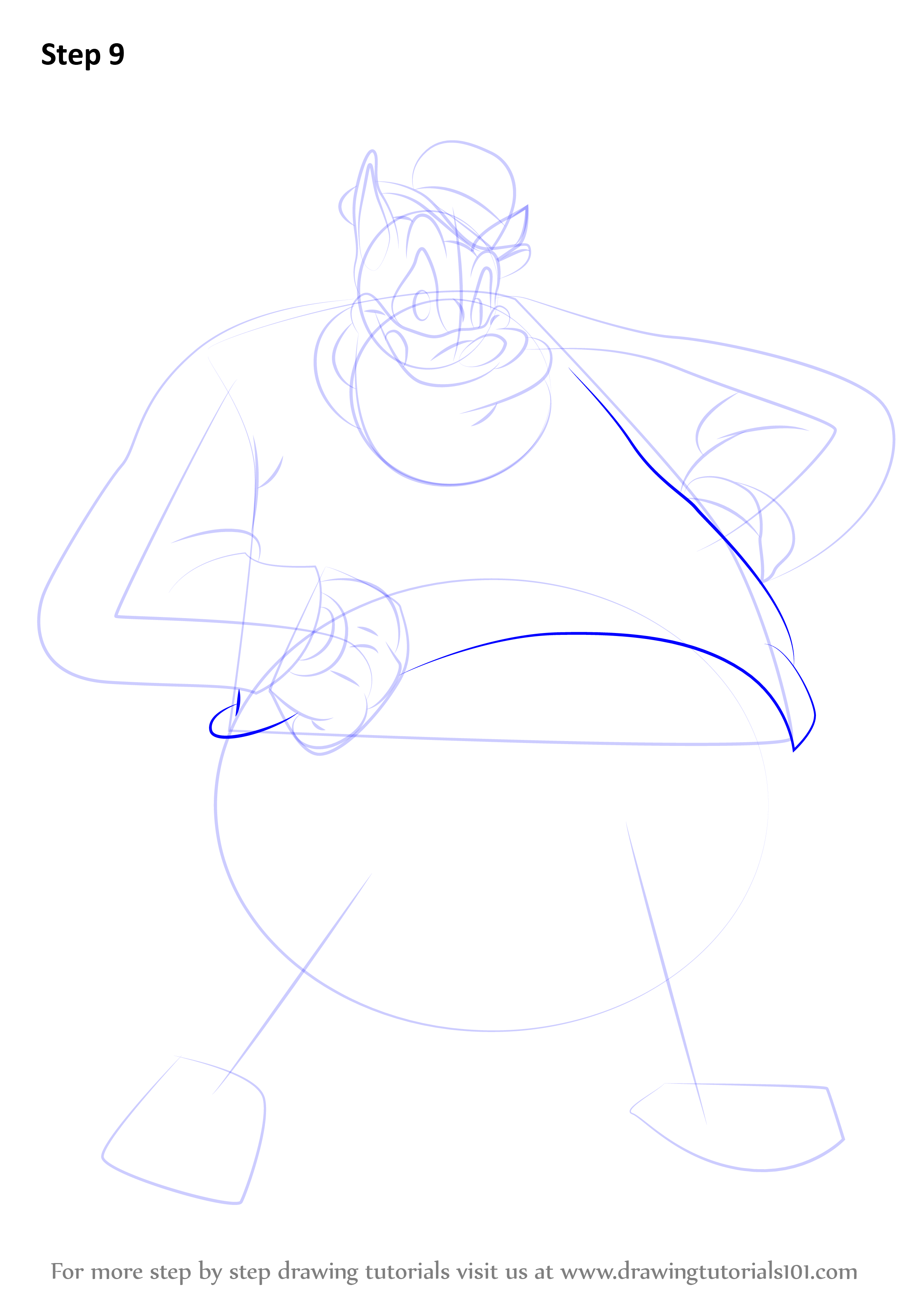 How to Draw Black Pete from DuckTales (DuckTales) Step by Step ...