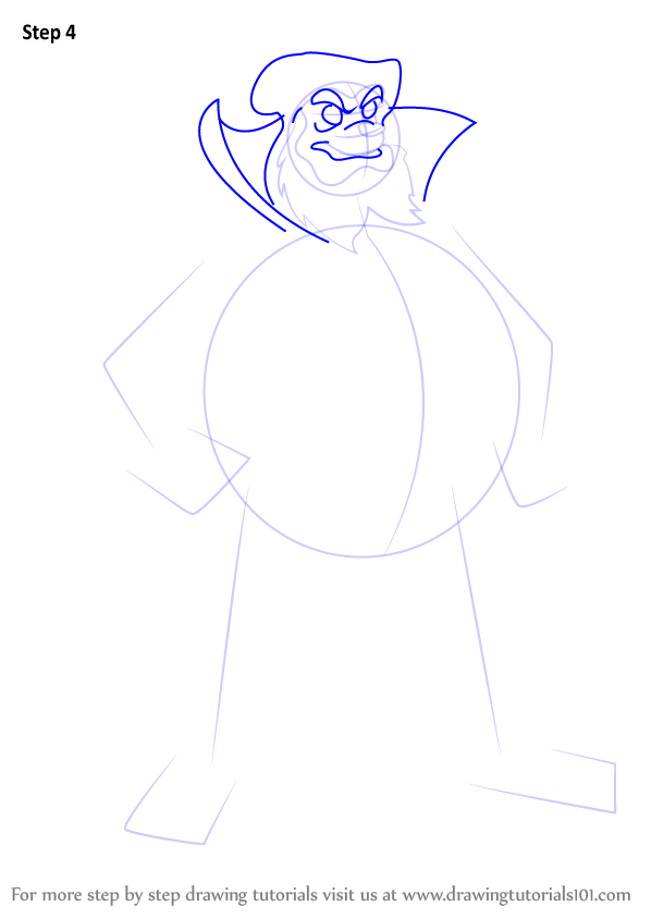 How to Draw Merlock from DuckTales (DuckTales) Step by Step ...