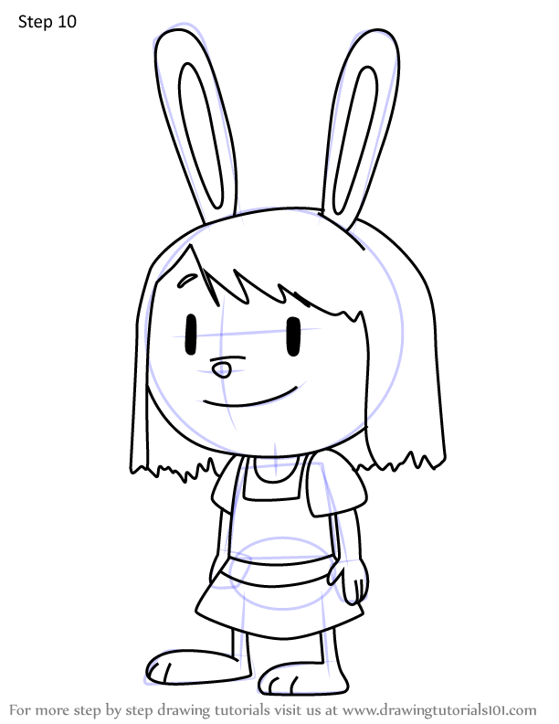 How to Draw Elinor Rabbit from Elinor Wonders Why (Elinor Wonders Why ...