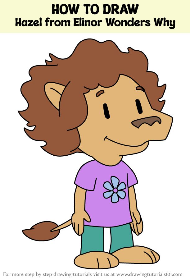 How to Draw Hazel from Elinor Wonders Why (Elinor Wonders Why) Step by ...