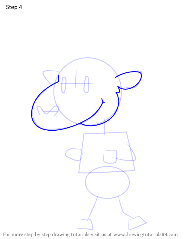 How to Draw Lamb 1 from Elinor Wonders Why (Elinor Wonders Why) Step by Step ...