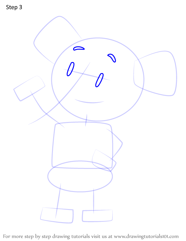 How to Draw Lou Elephant from Elinor Wonders Why (Elinor Wonders Why ...