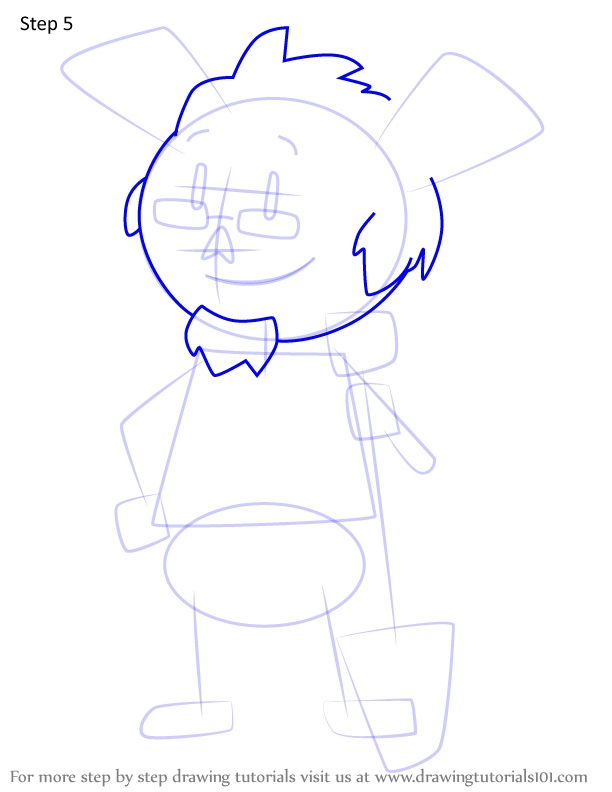 How to Draw Mr. Bat from Elinor Wonders Why (Elinor Wonders Why) Step ...