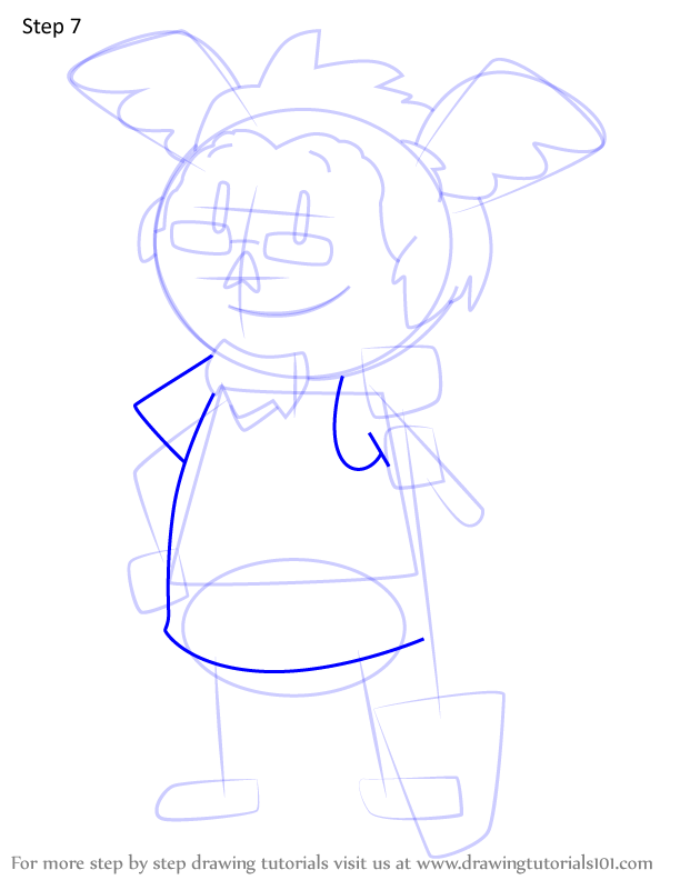 How to Draw Mr. Bat from Elinor Wonders Why (Elinor Wonders Why) Step ...