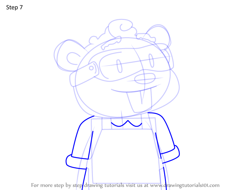 How to Draw Mr. Beaver from Elinor Wonders Why (Elinor Wonders Why ...