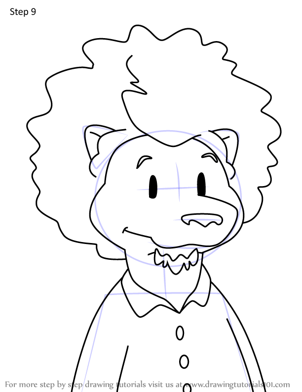 How to Draw Mr. Lion from Elinor Wonders Why (Elinor Wonders Why) Step ...