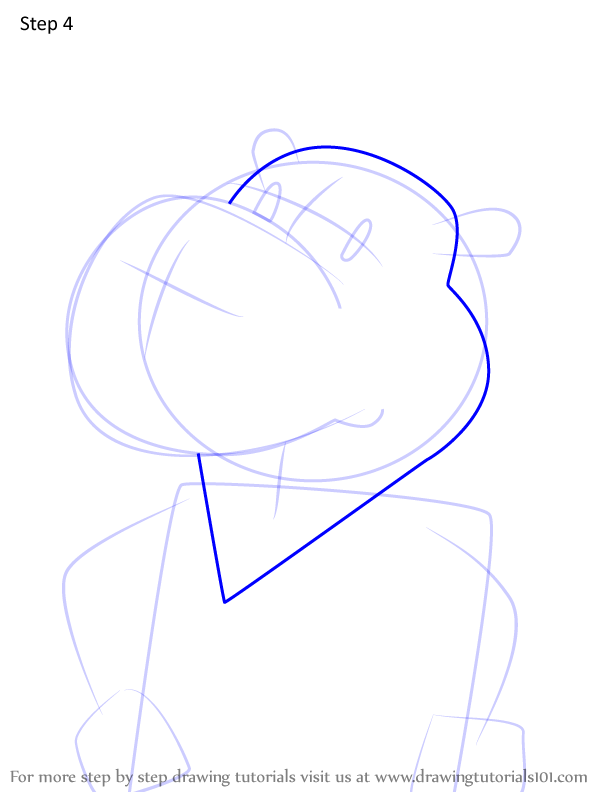 How to Draw Mrs. Hippo from Elinor Wonders Why (Elinor Wonders Why ...