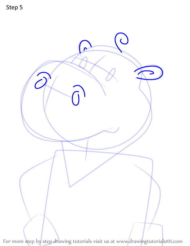 How to Draw Mrs. Hippo from Elinor Wonders Why (Elinor Wonders Why ...