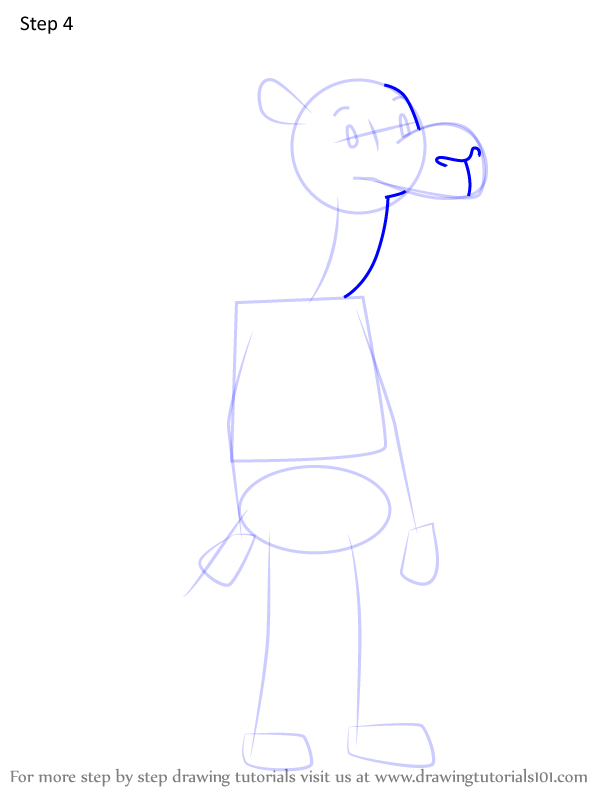 How to Draw Ms. Sandy Dromedary from Elinor Wonders Why (Elinor Wonders ...