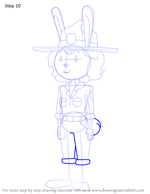 How to Draw Ranger Rabbit from Elinor Wonders Why (Elinor Wonders Why ...
