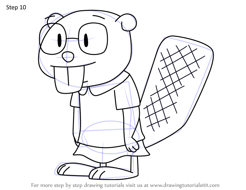 How to Draw Sally Beaver from Elinor Wonders Why (Elinor Wonders Why ...