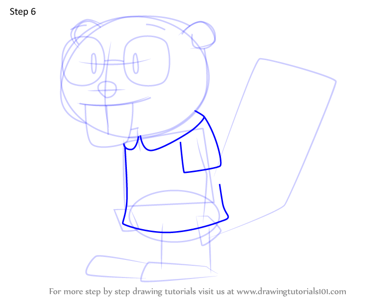 How to Draw Sally Beaver from Elinor Wonders Why (Elinor Wonders Why ...
