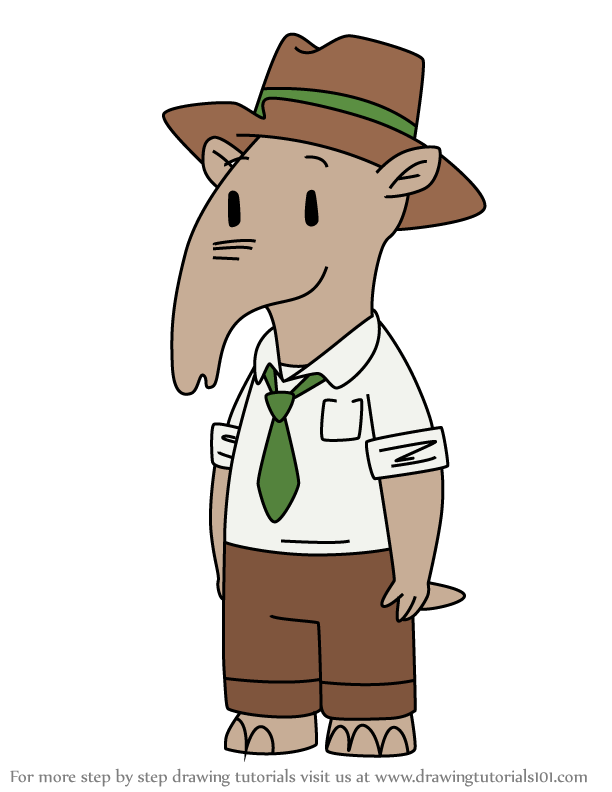 How to Draw Señor Tapir from Elinor Wonders Why (Elinor Wonders Why ...