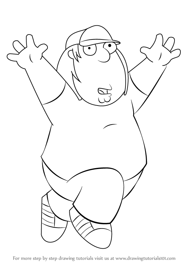 How To Draw Chris Griffin From Family Guy Family Guy Step By Step How To Draw Chris Griffin From Family Guy Family Guy Step By Step