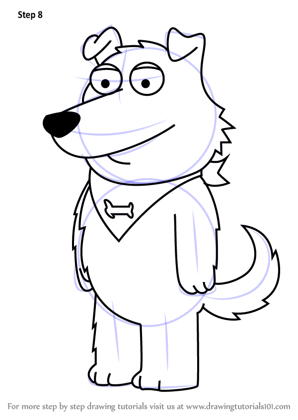 How To Draw Brian From Family Guy Easy Things To Draw