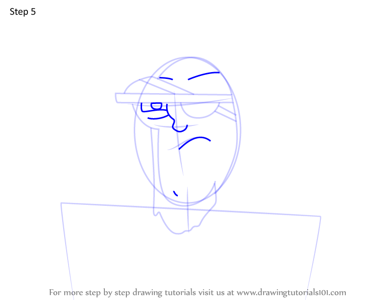 How to Draw One-Eye the Slippery from Fangbone! (Fangbone!) Step by ...