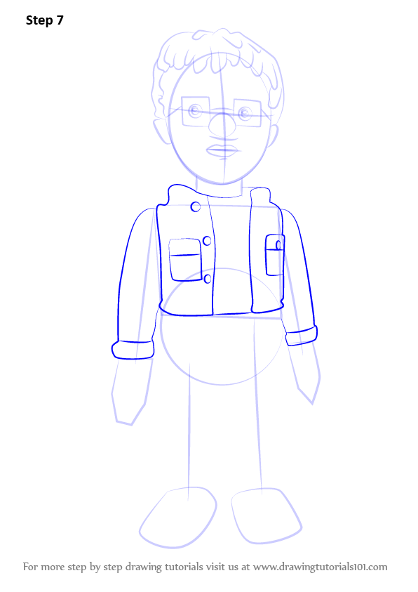 How to Draw Norman Price from Fireman Sam (Fireman Sam) Step by Step ...