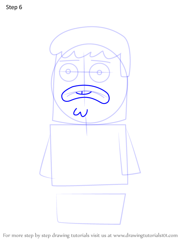How to Draw Bo Gregory from Fish Hooks (Fish Hooks) Step by Step ...