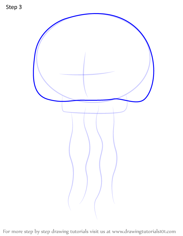 How to Draw Jellyfish from Fish Hooks (Fish Hooks) Step by Step ...