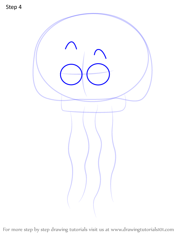 How to Draw Jellyfish from Fish Hooks (Fish Hooks) Step by Step ...