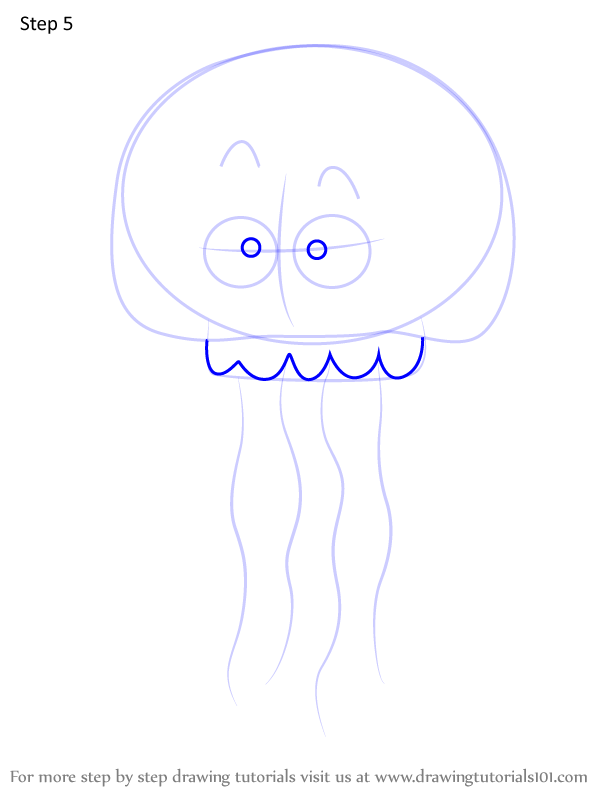 How to Draw Jellyfish from Fish Hooks (Fish Hooks) Step by Step ...