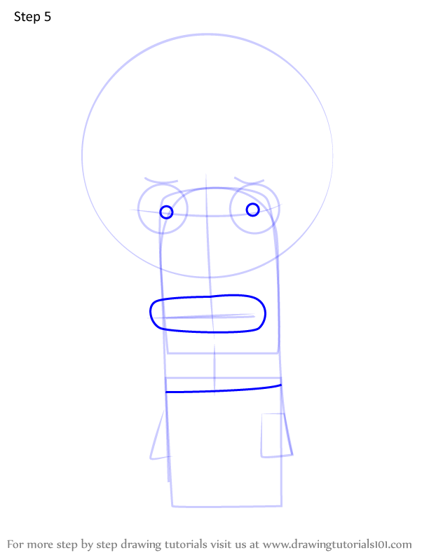 How to Draw Ron from Fish Hooks (Fish Hooks) Step by Step ...