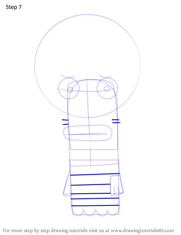 How to Draw Ron from Fish Hooks (Fish Hooks) Step by Step ...