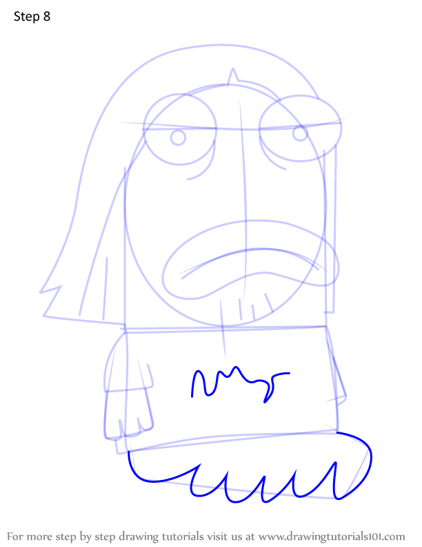 How to Draw Scabbo from Fish Hooks (Fish Hooks) Step by Step ...