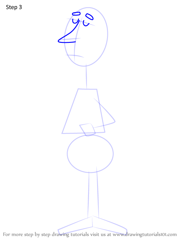 How to Draw Butler from Fosters Home for Imaginary Friends (Fosters ...