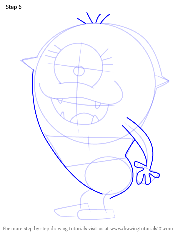 How to Draw One-Eye Cat from Fosters Home for Imaginary Friends ...