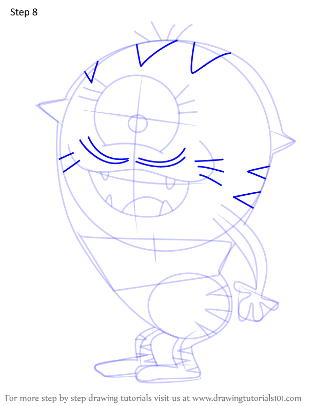 How to Draw One-Eye Cat from Fosters Home for Imaginary Friends ...