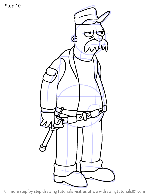 How to Draw David Herman from Futurama (Futurama) Step by Step ...