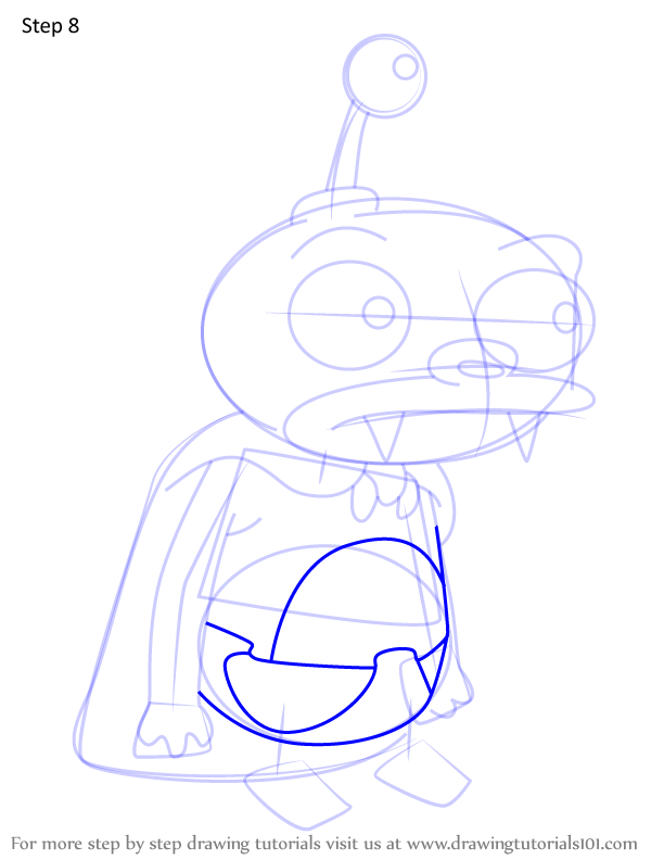 How to Draw Nibbler from Futurama (Futurama) Step by Step ...