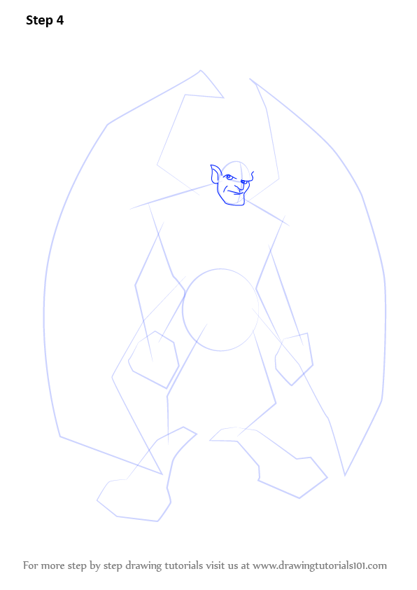 How To Draw A Gargoyle Step By Step