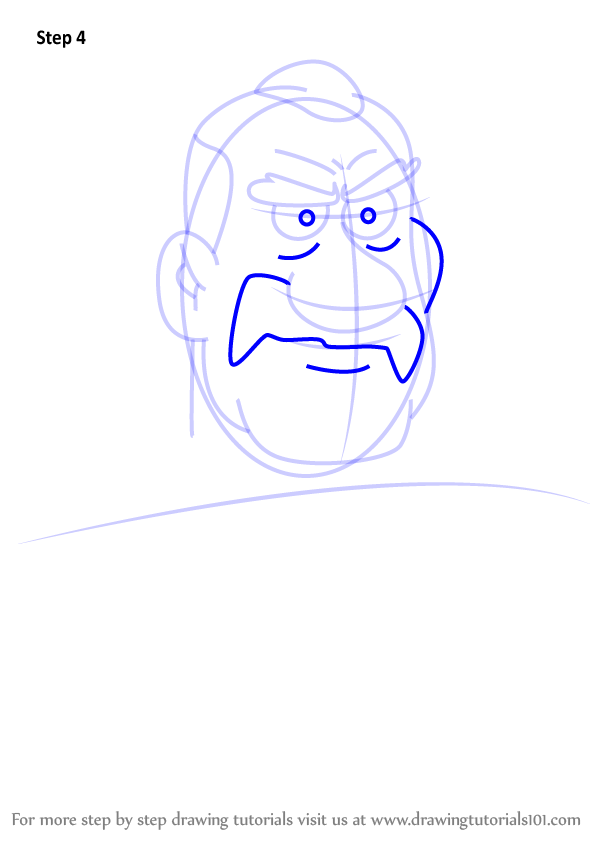 How to Draw Agent Powers from Gravity Falls (Gravity Falls) Step by ...